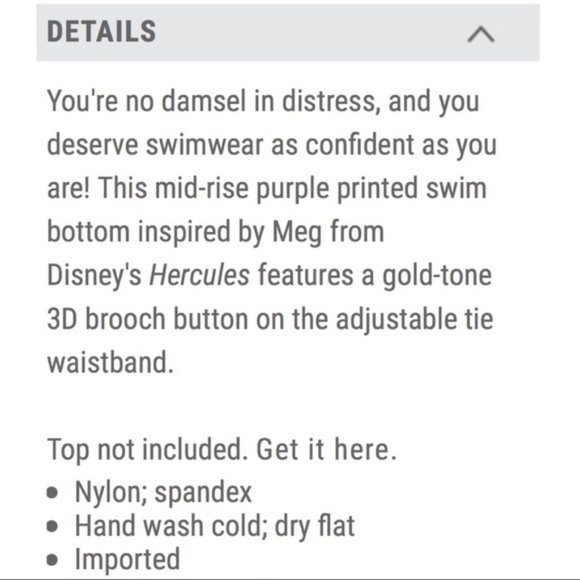 Disney | Swim | Disney Hercules Meg Swim Set | Poshmark